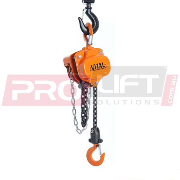 0.5T x 6m Vital Chain Block - Prolift Solutions Pty Ltd