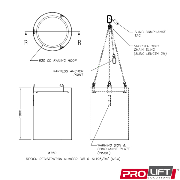 WP-C3 (1 Person Cage) - Prolift Solutions Pty Ltd